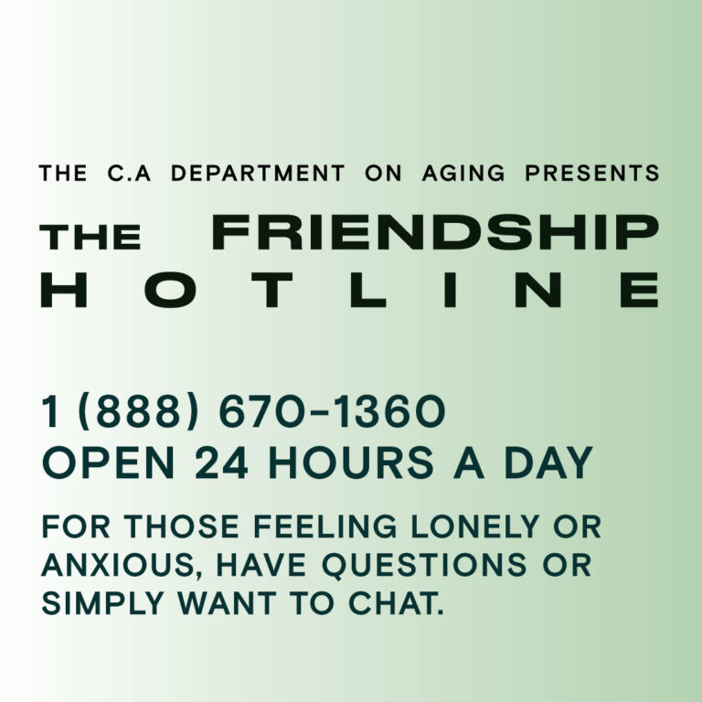 Senior Friendship Line | Age Well Senior Services