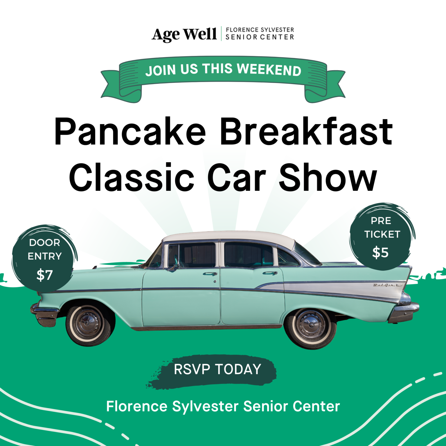 Pancake Breakfast & Classic Cars | Age Well Senior Services